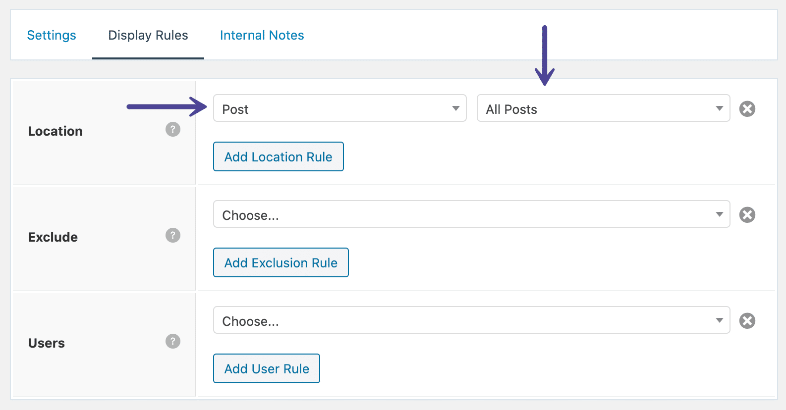 How to display inline, floating, and follow buttons with a shortcode
