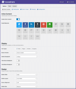 Features - Novashare