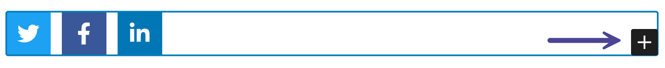 How to use the social share buttons block - Novashare