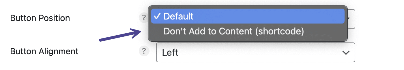 How to change floating content share buttons position in Novashare